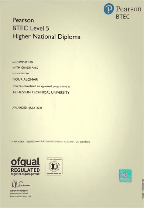Nour Omari On Linkedin Pearson Hnd Computing Computerscience 20