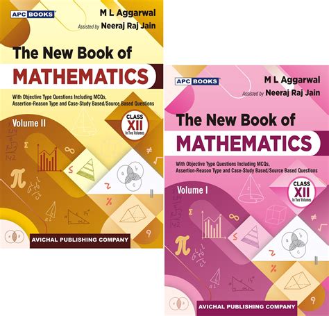 The New Book Of Mathematics Class Xii Two Volume Set Apc Books