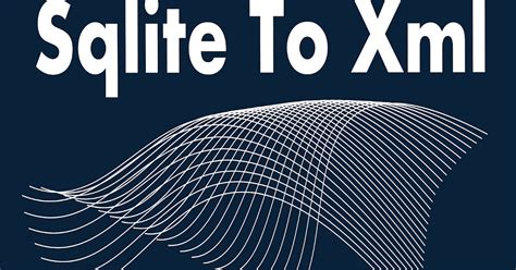 Whiterock Software Here Is How To Convert Sqlite Database To Xml