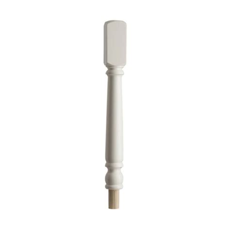 White Primed Cmn196w Newel Turning 91 X 91 X 820mm
