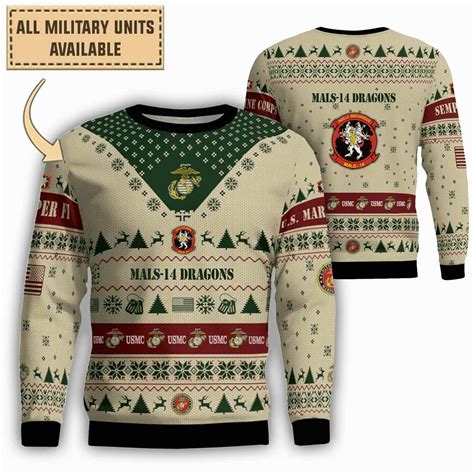 Mals 14 Dragons Lightweight Sweater Proudly Served Military Apparels