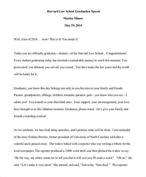 Free 10 Graduation Speech Templates In Pdf Ms Word