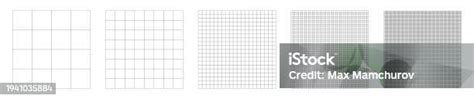 그리드 패턴 벡터 컬렉션 격자 패턴 배경의 집합입니다 흰색 배경에 격리된 그리드 템플릿입니다 그래프 용지 벡터입니다 정사각형 격자 선 검은 배경입니다 벡터 일러스트 레이 션