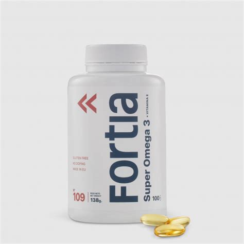 Fortia Super Omega 3 18 Epa Y 12 Dha Vite 100 Cáps