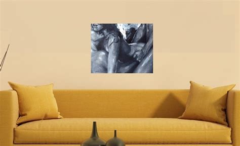 Threesome Sex Art Ölgemälde Original Erotische Kunst Auf Etsy Schweiz