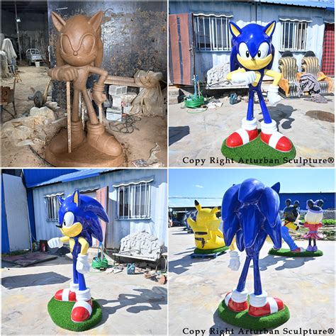 Sonic Hedgehog Statue Arturban Statue