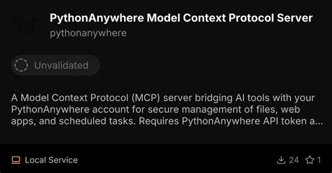 Servidor Del Protocolo De Contexto D · Lobehub