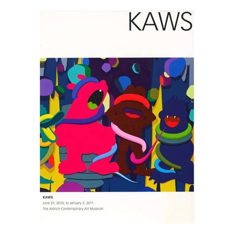 Kaws Kaws The Aldrich 2011 Vintage Kaws Announcement For Sale At