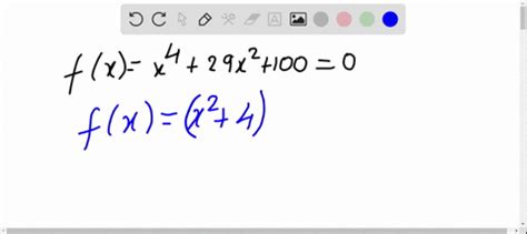 SOLVED Find All Complex Zeros Of Each Polynomial Function Give Numerade