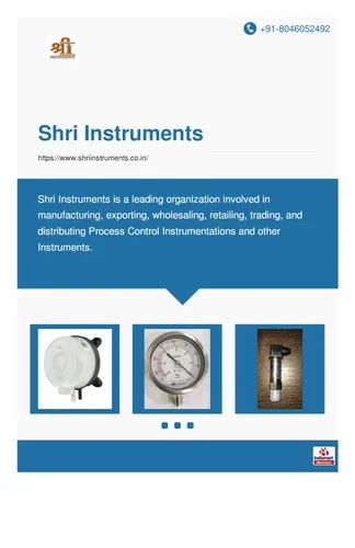 Differential Pressure Gauge Cum Switch For HVAC Systems At Rs 40000 In Pune