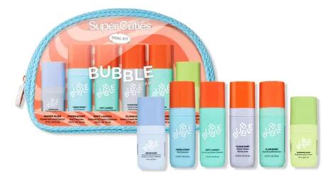 Bubble Skincare Super Cuties Kit Facial Piezas Mini Rutina De Cuidado De Piel Vegana