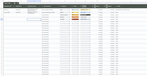 Free Preventive Maintenance Schedule Templates Sockeye Technologies