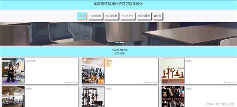 基于springbootvue的体质测试数据分析及可视化设计与实现使用springbootvue网页端可视化展示 Csdn博客