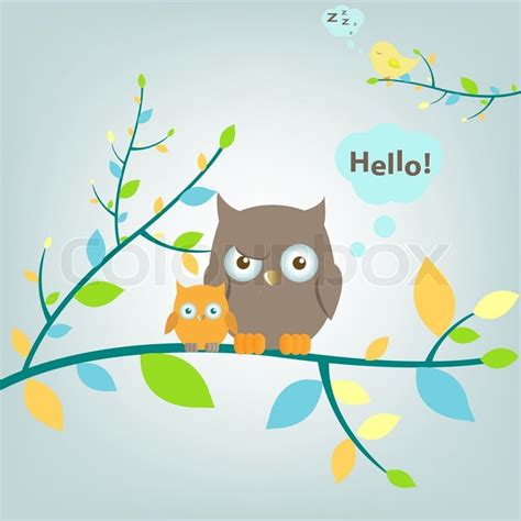 Owl Tree Vector At Collection Of Owl Tree Vector Free