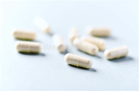 Selenium Capsules Concept For A Healthy Dietary Supplementation Stock