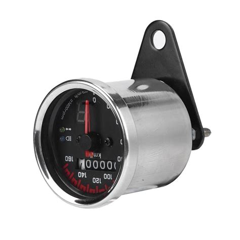 Motorcycle Speedometer Gauge Instrument With Led I Grandado