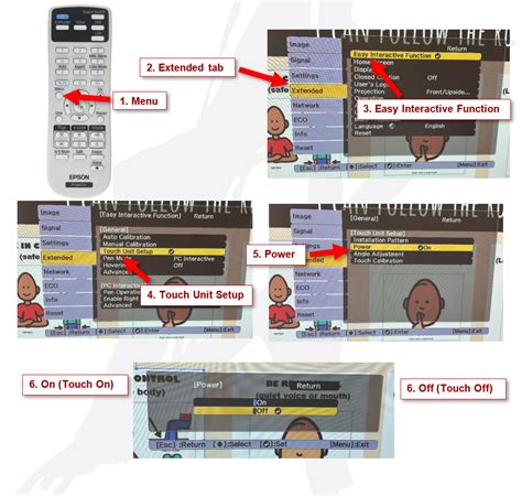 Disable Touch On EPSON Projector Boards Questar III BOCES IT Support Center