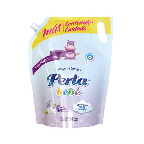 Detergente Líquido Perla Bebé Algodón Doypack 24 L 997773