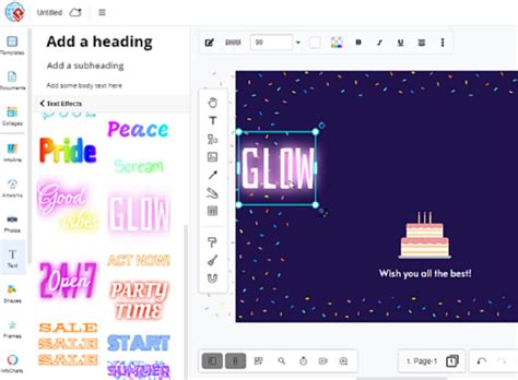 Create Text In Your Design