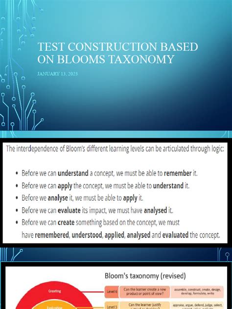 Test Construction Based On Blooms Taxonomy Pdf Test Construction Based On Blooms Taxonomy Pdf