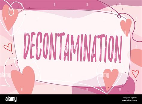 Text Showing Inspiration Decontamination Business Approach