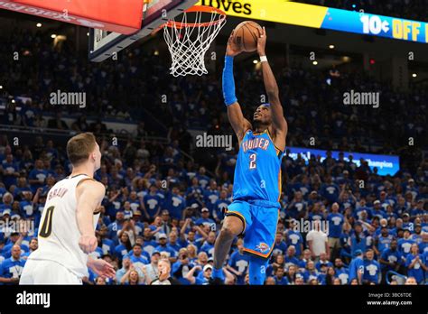Oklahoma City Thunders Shai Gilgeous Alexander 2 Leaps To The Basket