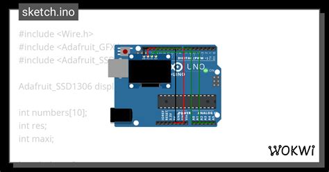 Line Chart Wokwi ESP STM Arduino Simulator