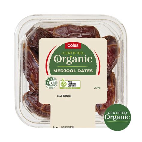 Buy Coles Organic Medjool Dates 227g Coles