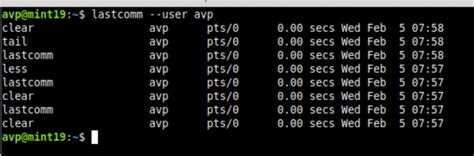 quickly find out the details of executed commands in linux with
