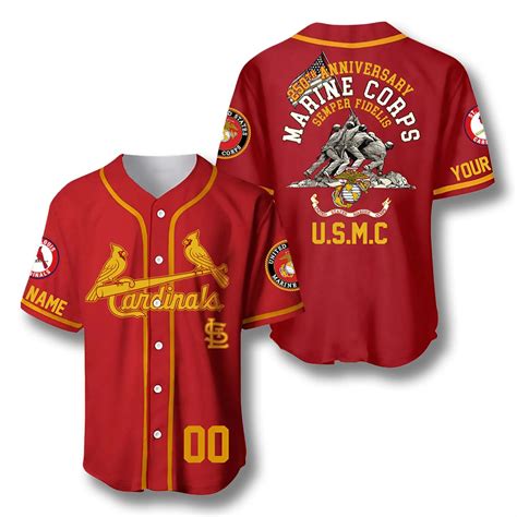 St Louis Cardinals Us Marine Corps 250th Anniversary Jersey