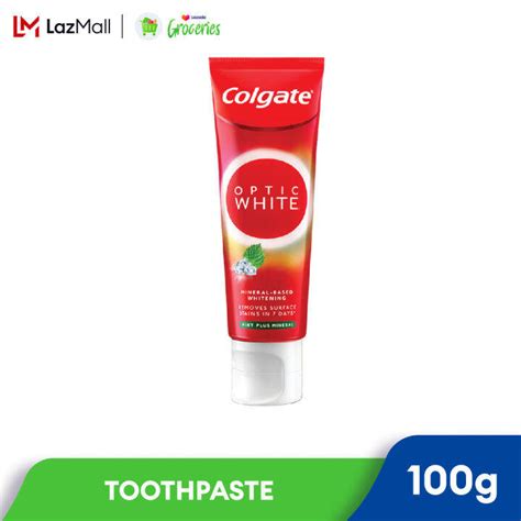 Colgate Optic White Mint Plus Mineral Tothpaste 100g Lazada