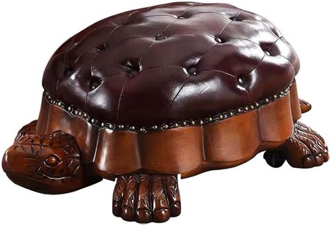 Jydbsdxqffjx Wood Ottoman Footstool，sofa Stool，leather