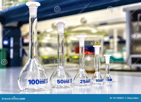 Measuring Laboratory Glassware Stock Image Image Of Laboratory