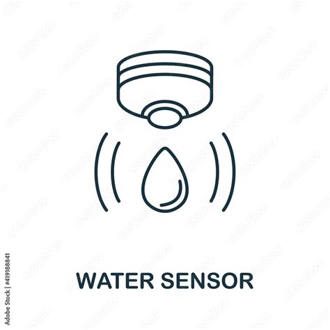 Water Sensor Icon Simple Element From Sensors Icons Collection