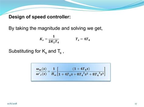Design Of Speed And Current Controller For Two Quadrant Dc Motor Drive Pptx