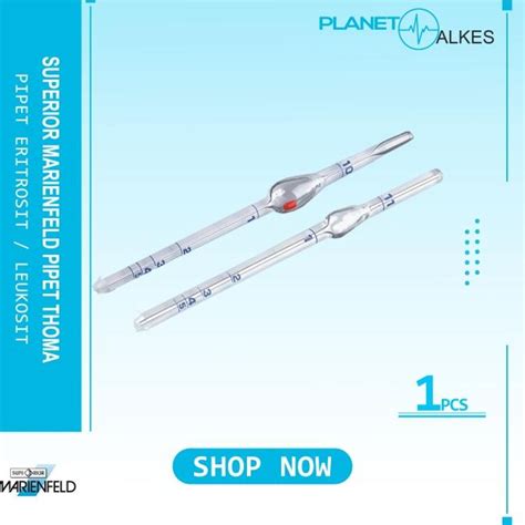 Jual Pipet Thoma Leukosit Eritrosit Superior Marienfeld Pippette