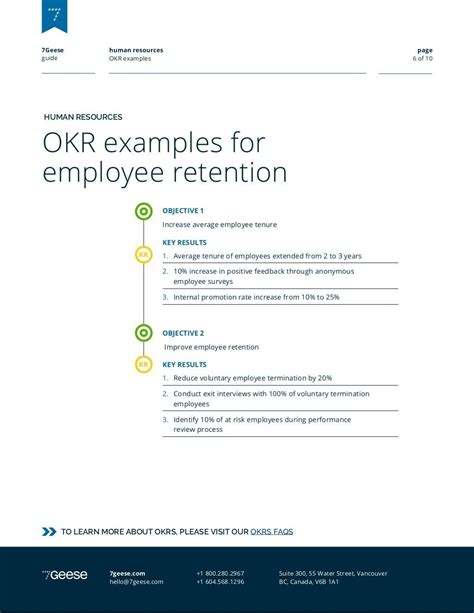 Human Resources Okr Examples Artofit