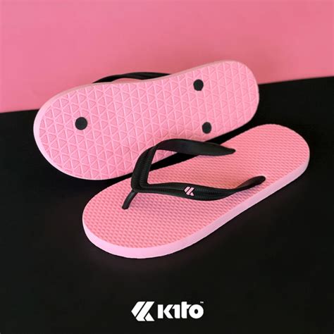 🔥พร้อมส่ง🎉black Pink Kito Ap88 แท้💯 รองเท้าแตะ Kito รองเท้าแตะผู้หญิง ชาย แตะฟองน้ำ รองเท้ากี