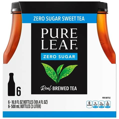 Pure Leaf Real Brewed Extra Sweet Iced Tea 185 Fl Oz 12 Pack Bottles