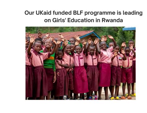 Building Learning Foundations Rwanda On Linkedin Gender Education