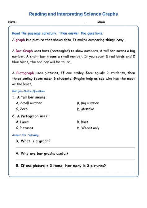 Reading And Interpreting Science Graphs Grade 3 Science Teks 32f