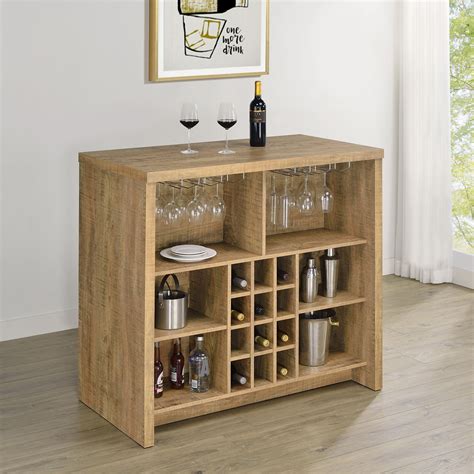 August Grove Irving Engineered Wood Freestanding Home Bar Wayfair Canada