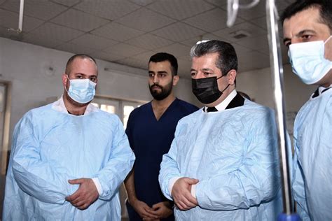 Krg Prime Minister Visits Bakhdida Fire Victims Attends Mass Funeral