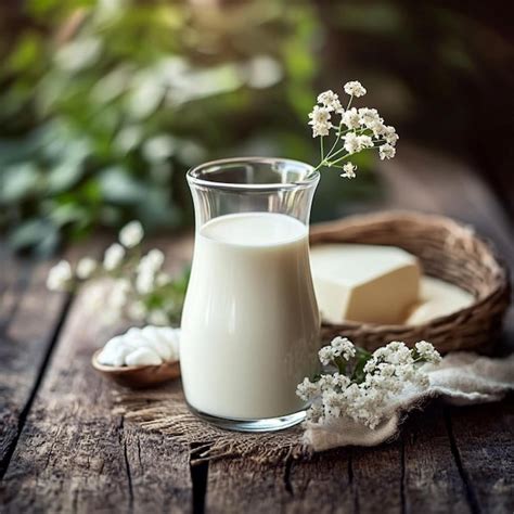 Glass Of Milk Premium Ai Generated Image
