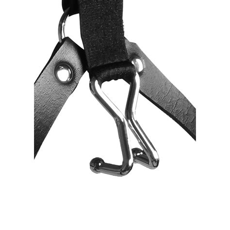 Ouch Xtreme Hodeharness Med Spidergag Og Nesekrok Sort