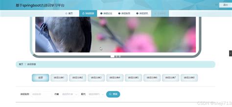 [开题报告]flask框架古诗词学习平台85oab（程序 论文 python） csdn博客