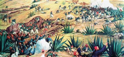 Xir164171 70 The Battle Of Puebla 5 May 1862 Oil By Mexican School