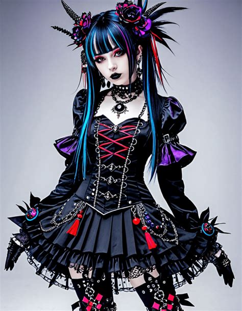 Goth Anime Girl Fascination With Dark Aesthetics And Style