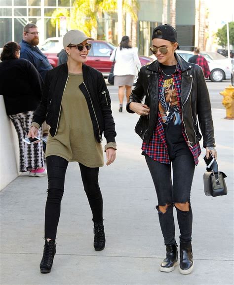 Are Justin Bieber Besties Ruby Rose And Halsey Dating Ruby Rose Style