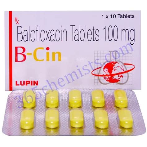 B Cin Tablet Balofloxacin 100mg Usa Fast Delivery